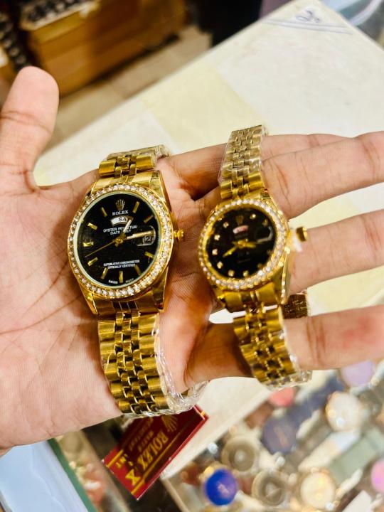 couple pair watch Branded Imported Couple Day-Date Watches with ...