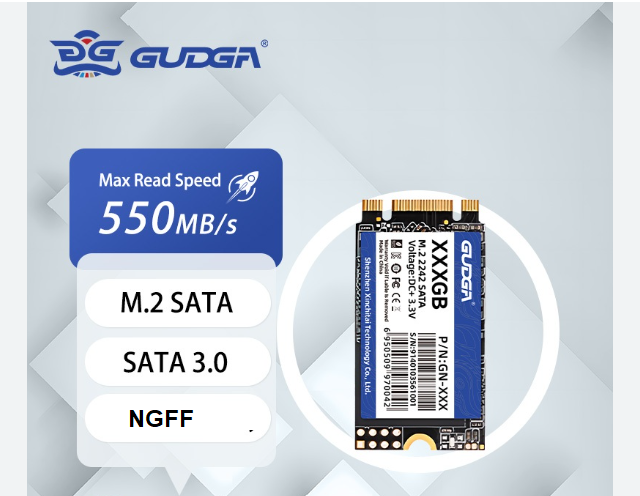 GUDGA SSD 2242 M2 NGFF SATA SSD 128GB and 256 GB SSD M2 2242 Drive ...