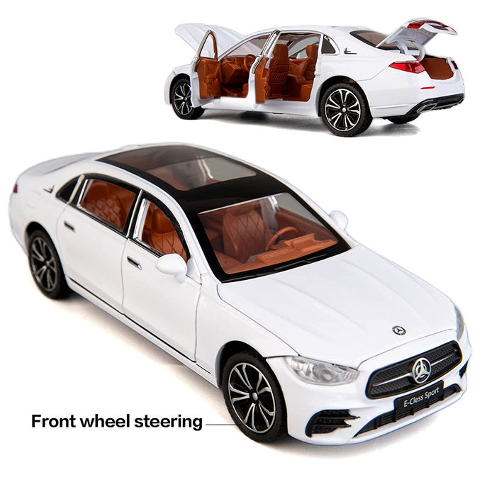 New Mercedes 1:24 Model Car Die Cast For Kids - E-Class White | Daraz.pk