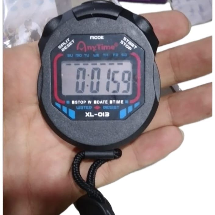 Digital Professional Handheld LCD Chronograph Sports Stopwatch Timer ...