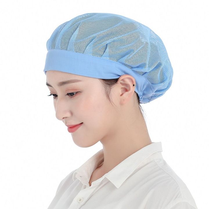 Chic Food Service Chef Cap Hair Nets Work Headband Nets Work Wear ...