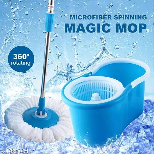 Spin Mop - Mops With Bucket - 360 Degree Stainless Steel Drainer ...