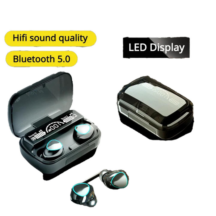 M30 Pro TWS Wireless Earphone Bluetooth 5.2 Earbud Touch In-ear 9D Stereo Sports Waterproof Hifi ...