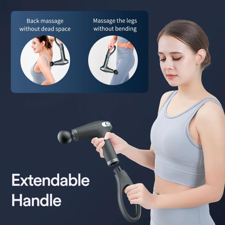 Blueidea Massager Gun Pro Deep Tissue Therapy Pain Relief Rechargeable ...