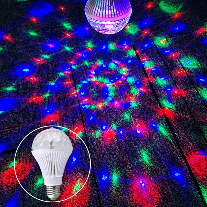 Z.M. 3W 85-265V Dancing RGB Fullcolor Rotating Lamp Multicolor Auto ...