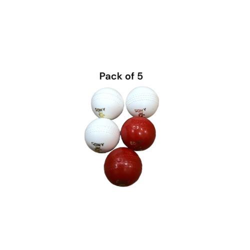 Practice Cricket Hard Ball (Synthetic) Pack of 5 | Daraz.pk