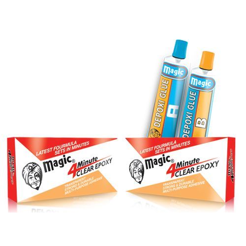 Magic 4 Minute Clear Epoxy – Economy Pack & Large Pack | Daraz.pk