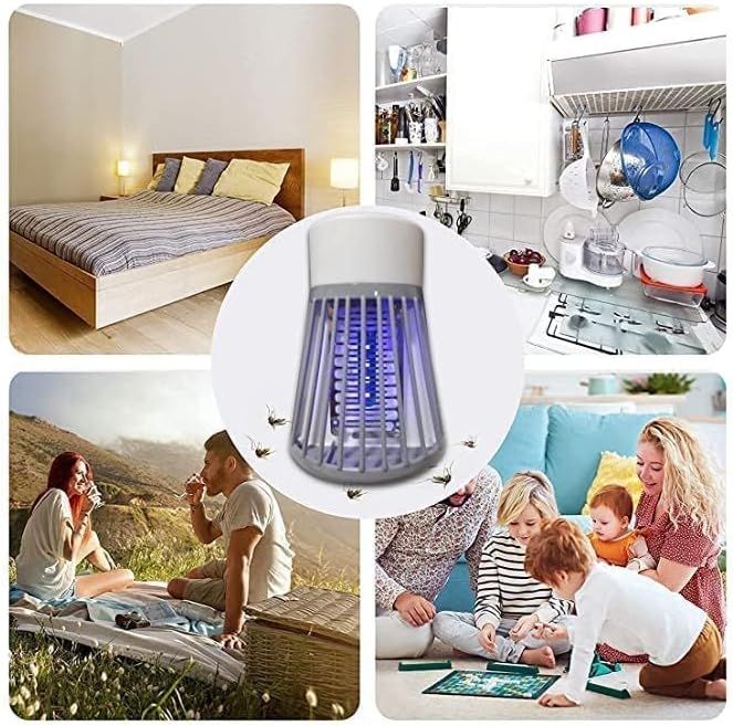 Electric Shock Mosquito Killer Lamp USB Fly Trap Zapper Insect Killer ...