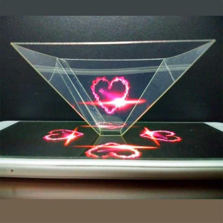 Mobile Phone Holographic Smartphones Pyramid Display 3d Hologram 3d ...