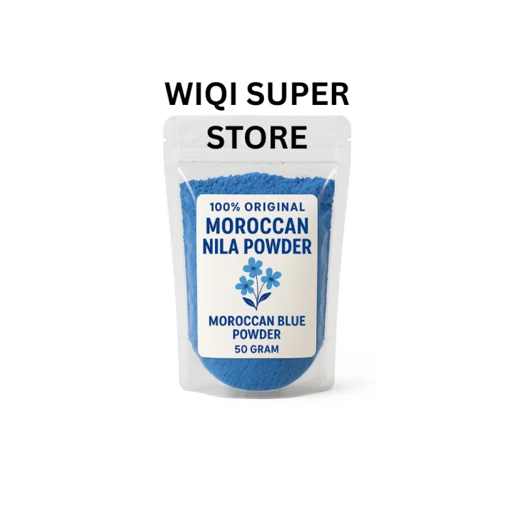 100% Original Moroccan Nila Powder 50g – Skin Whitening & Body Detox ...