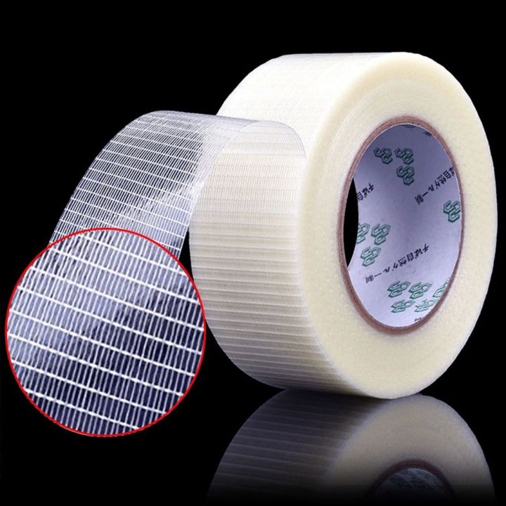 Transparent 25M Mesh Tape Airplane Model Wear-Resistant Glass Fiber ...