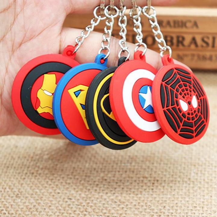 3 Pack Marvel Avengers Double Sided Silicon Key Chain | Daraz.pk