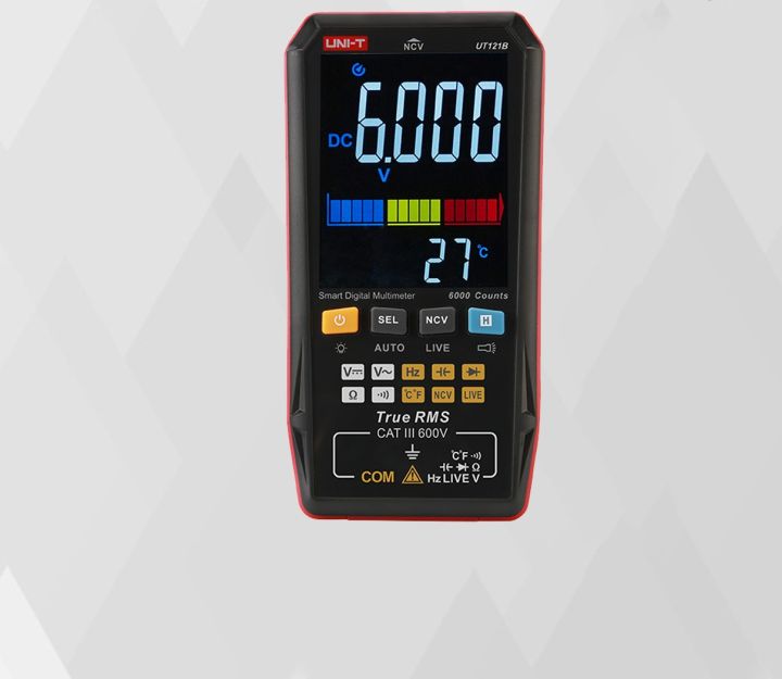 UNI-T Smart Digital Multimeter UT121BAC DC Voltage Tester Multimeter ...