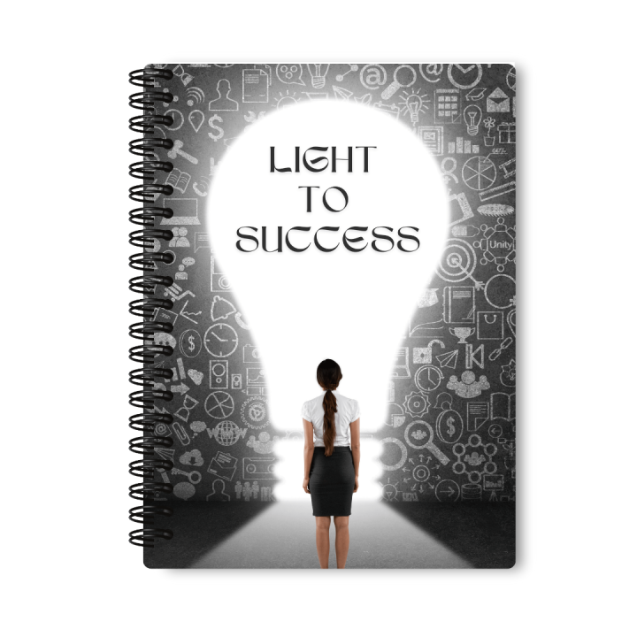 Mayfair Moments - Light To Success Spiral Notebook | A5 , A4 Sizes 200 ...