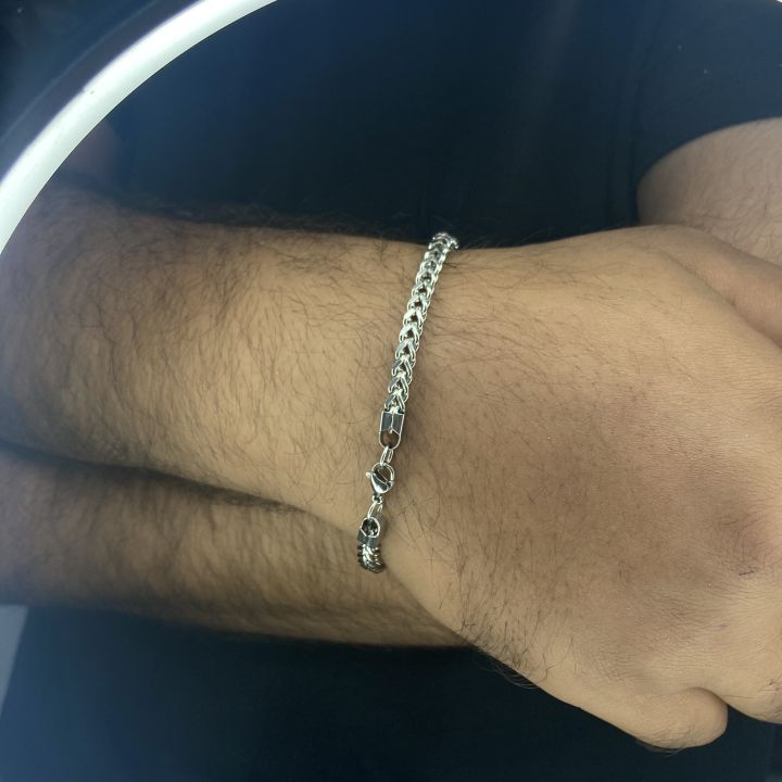 Charming Stainless-Steel Hand Chain Bracelets for Boys Men by SiGMA ...