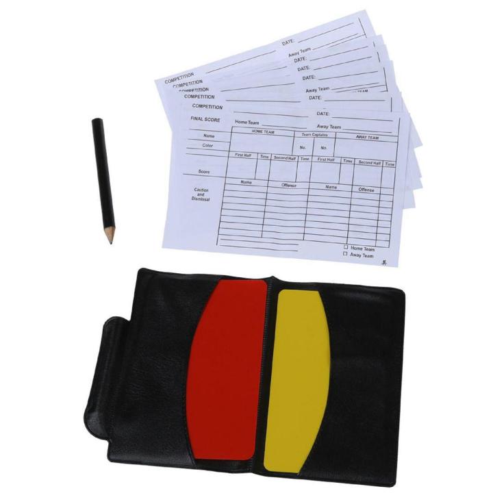 Football Referee Match Red Card and Yellow Card Special wallet design ...