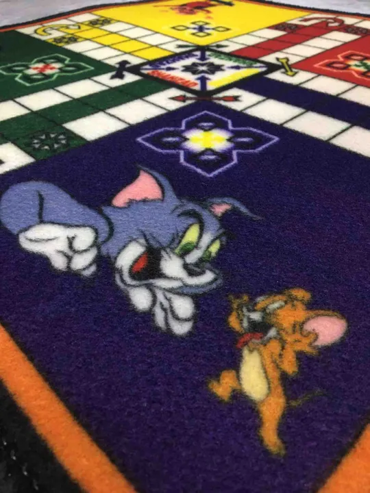 Carpet Ludo Game | Soft Foldable Ludo Carpet with Tokens & Dice | Fun ...