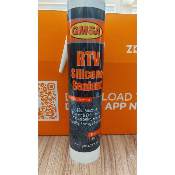 GMSA RTV Silicone Sealant Black 310ml | Daraz.pk