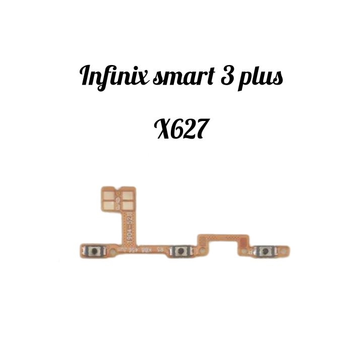 INFINIX SMART 3 PLUS X627 POWER FLEX / POWER RIBBON, Power Switch On ...