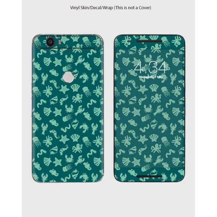Huawei Nexus 6P Skin Wrap Front Back And Sides Mix Shapes Design ...