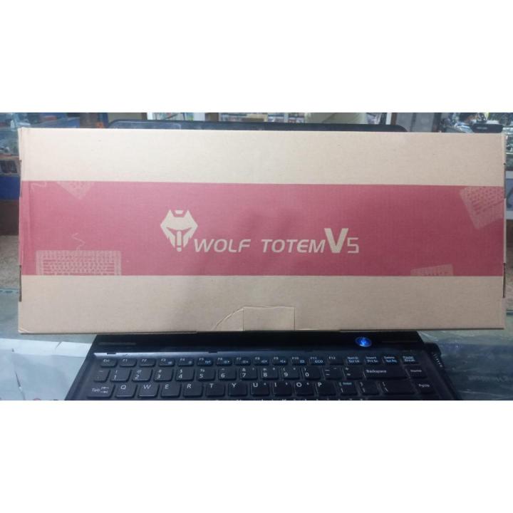 Wolf Totem V5 Ergonomic Design Mechanical Feel RGB LED Backlit Gaming ...