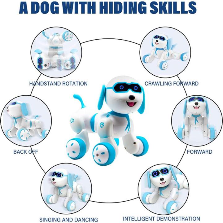 Interactive Smart Genius Puppy Robotic Dog Walking Dancing Singing toy ...