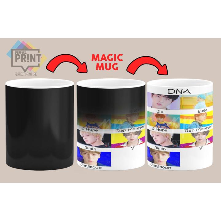 Dna bts members names Magic Mug | Daraz.pk