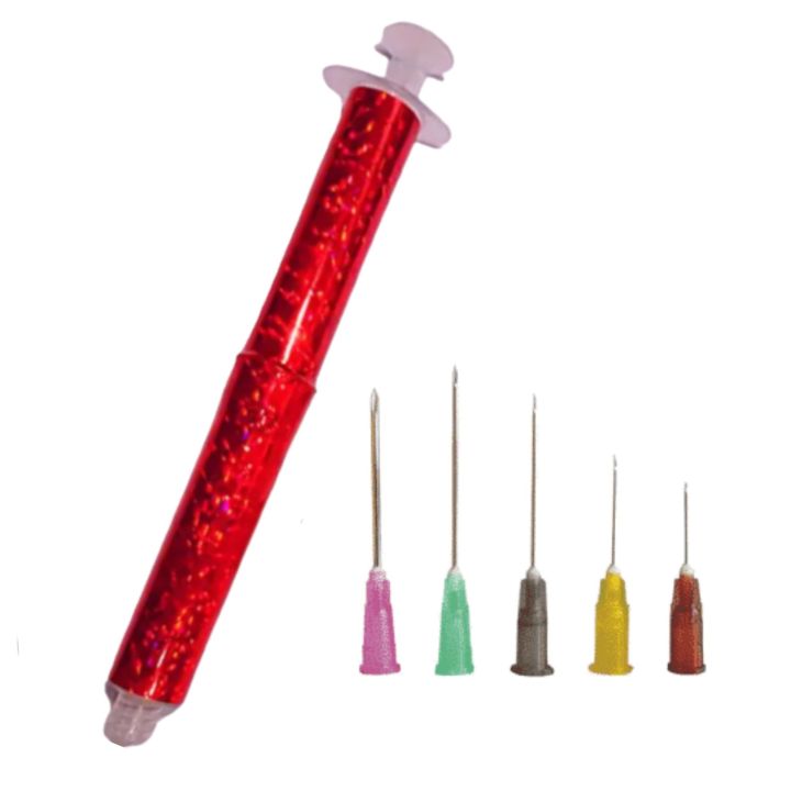 mehndi injection pen with 5 extra needle, create amazing henna designs ...