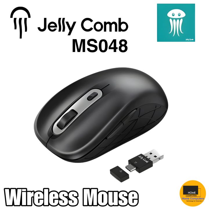 Jelly Comb MS048 Wireless Mouse With USB And Type C | Daraz.pk