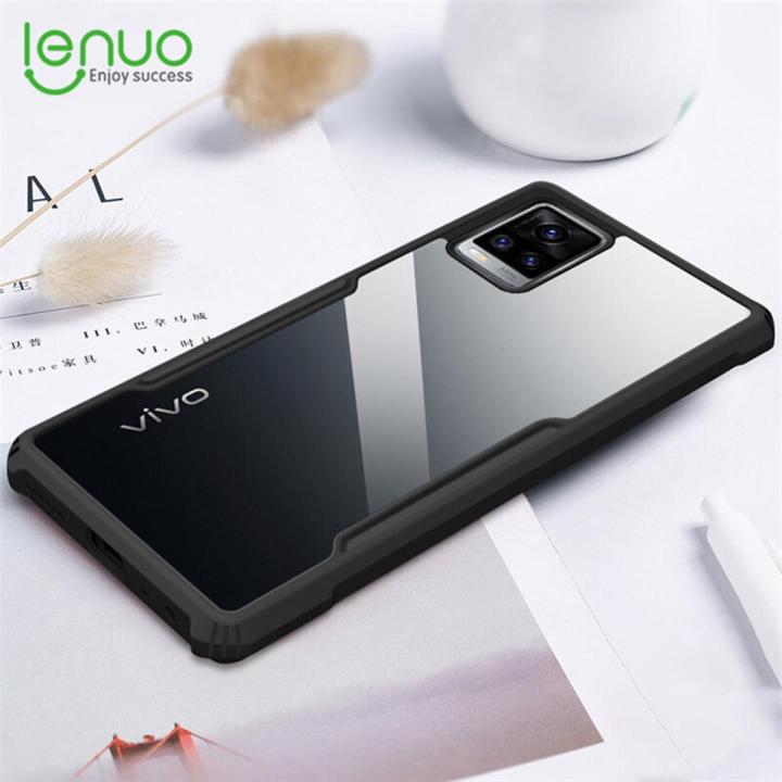 Lenuo Casing For Vivo V20 Phone Case Shockproof Transparent Bumper ...