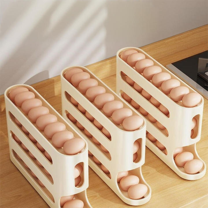 PP Egg Storage Box Stackable 33**7cm Egg Organizer Egg Holder for Space ...