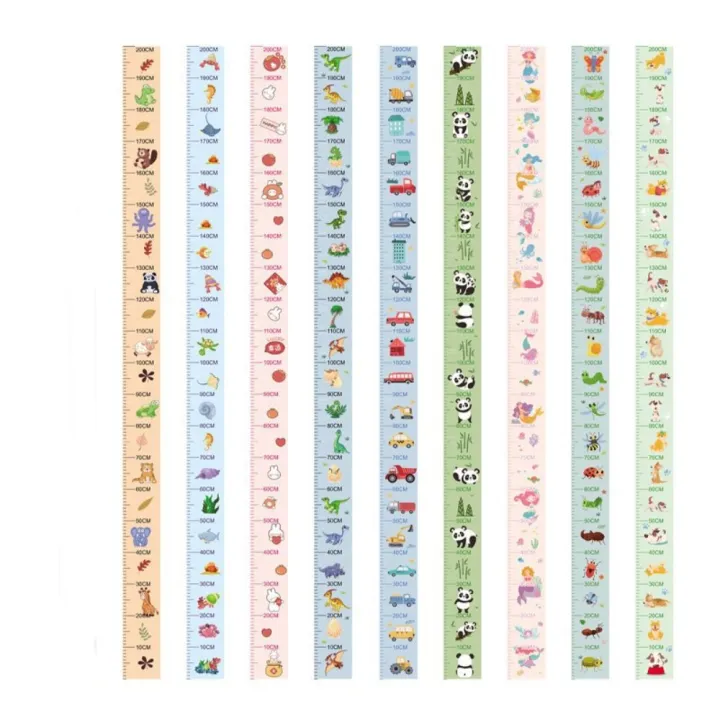 New 2M Height Height Measurement Sticker Self-adhesive Waterproof ...