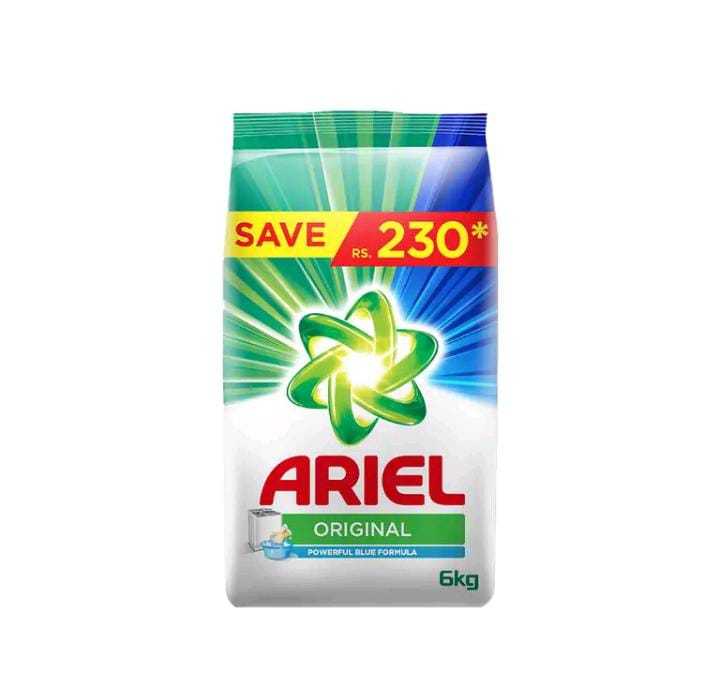 Aariell Original Detergent Washing Powder - 6Kg Pack | Daraz.pk