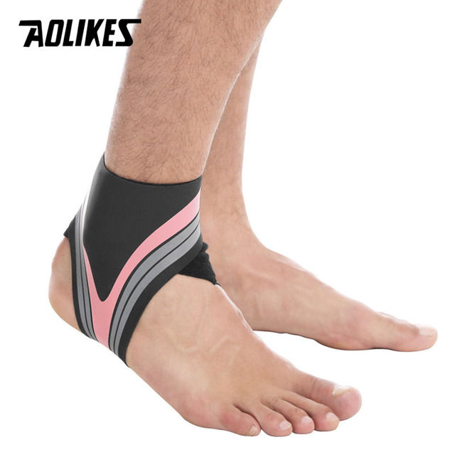 AOLIKES Gym Ankle Support Brace Sports Foot Protect Adjustable Strap ...