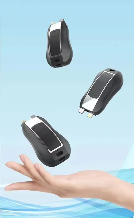 New 2 in 1 Keychain Portable Key chain Power Bank Emergency Charging ...