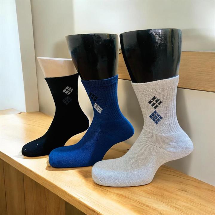 3 PAIR Crew-Length Full-Cushioned Men’s Socks | Daraz.pk