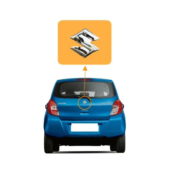 Suzuki S monogram emblem universal 1pc | Daraz.pk