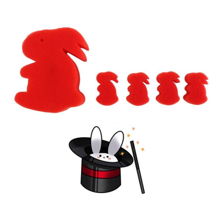 Easy to Learn Props Sponge Rabbit Magician Game Stage Street Sponge ...