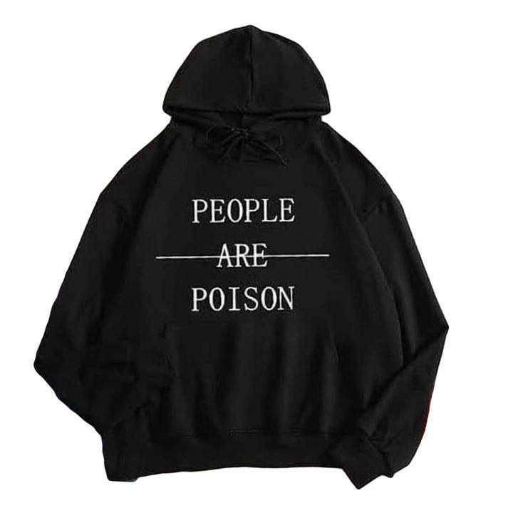 People Are Poison Printed Hoodie In Black | Daraz.pk