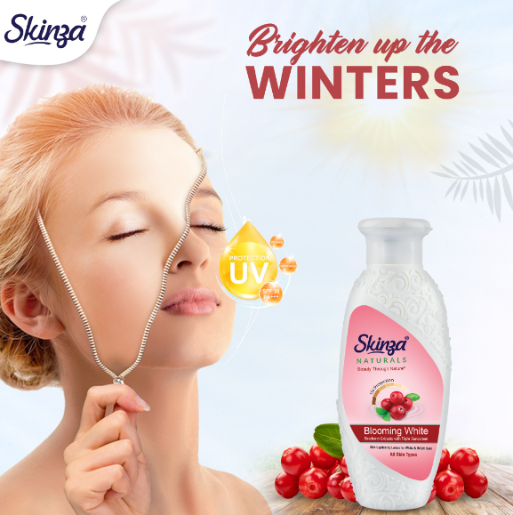 Skinza UV Protection Blooming White Bear Berry Sunscreen Lotion - Face ...