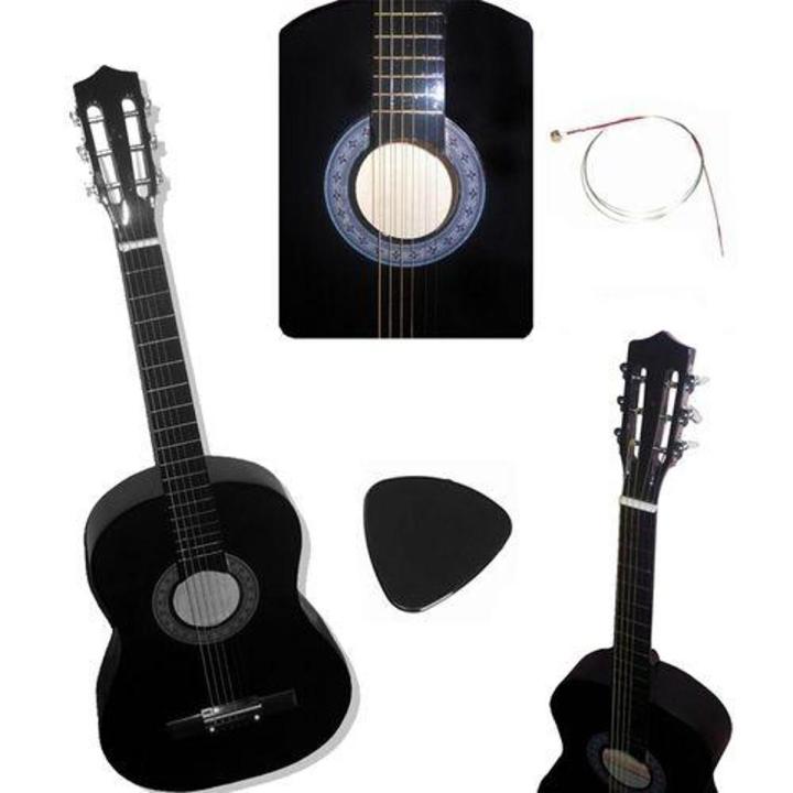 Acoustic Wood String Guitar 32 Inch - Black | Daraz.pk