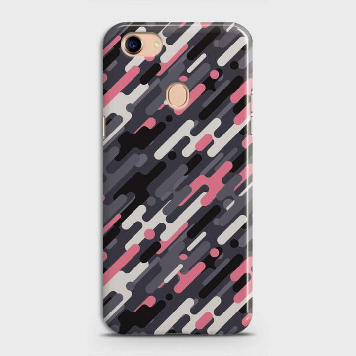 Oppo_ F5 / F5 Youth Cover - Camo Series 3 - Pink & Grey Design - Matte ...
