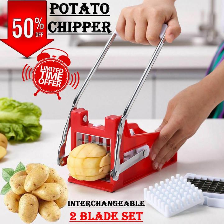 Potato Chips Cutter Chipper Vegetable French Fries Maker ...