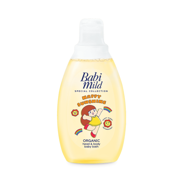 Babi Mild Happy Sunshine Organic Head & Body Baby Bath Wash 180 ml ...