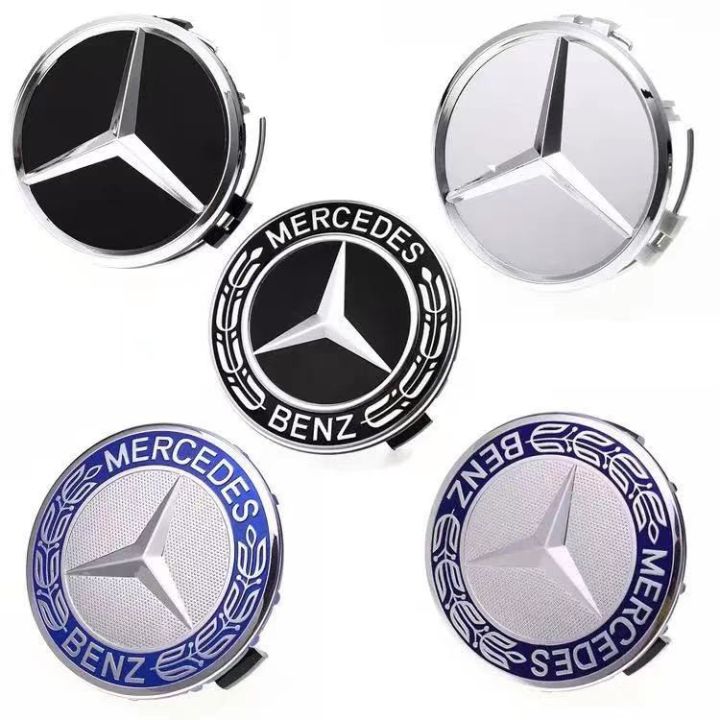 04pcs Mercedes-Benz Wheel Center Rim Caps Car Tire Hub Cap Replacement ...