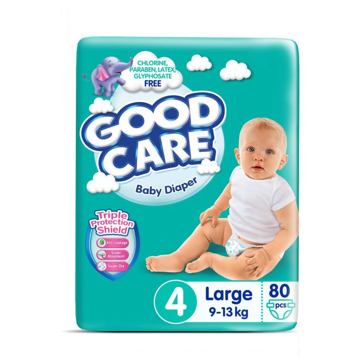 GoodCare Diaper Size 4 (9-13kg) 80 pcs Jumbo Pack | Daraz.pk