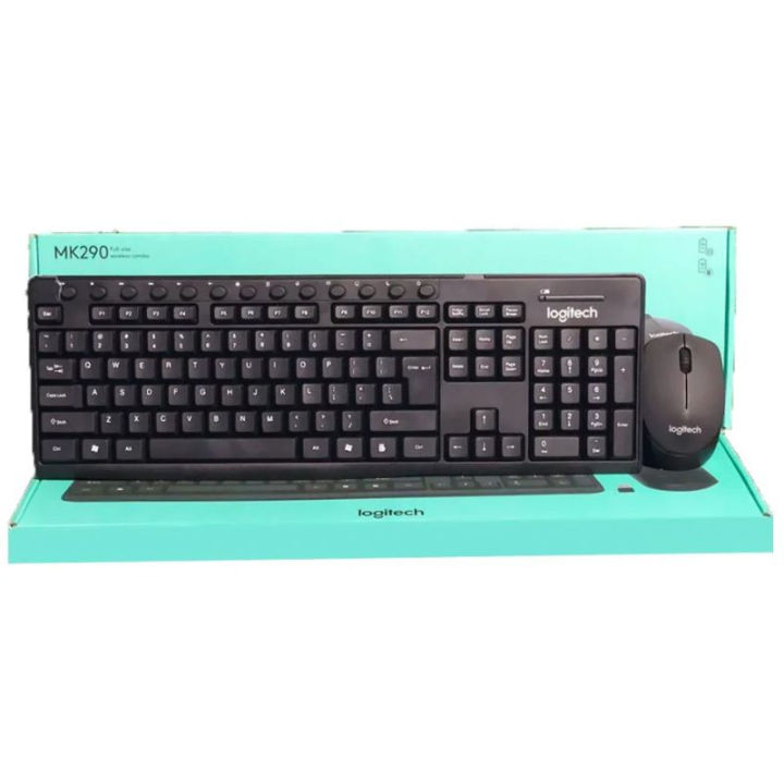 Logitech MK290 Wireless Keyboard and Mouse Combo – 2.4GHz Reliable ...