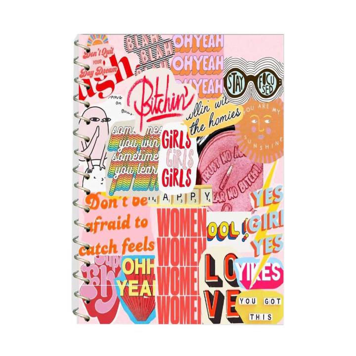 Spiral Notebook A4 or A5 - Girl Power | Daraz.pk