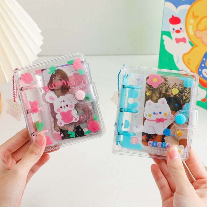 Stationery Kawaii 3 Hole Mini Hand Book Journal Photo Album Binder Ring ...