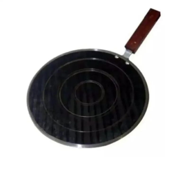 Tawa Roti Chapati Maker Iron With Wooden Handle Kitchen Home Chapati ...